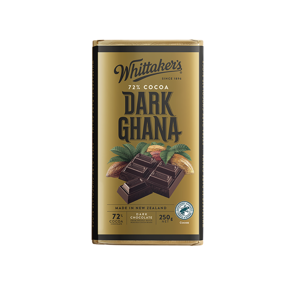Whittakers Dark Salted Caramel Chocolate Block 250g - Lollies Online